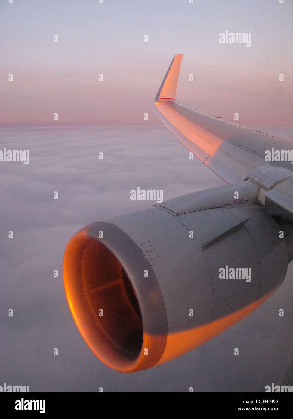 Jet engine in-flight Stock Photo - Alamy
