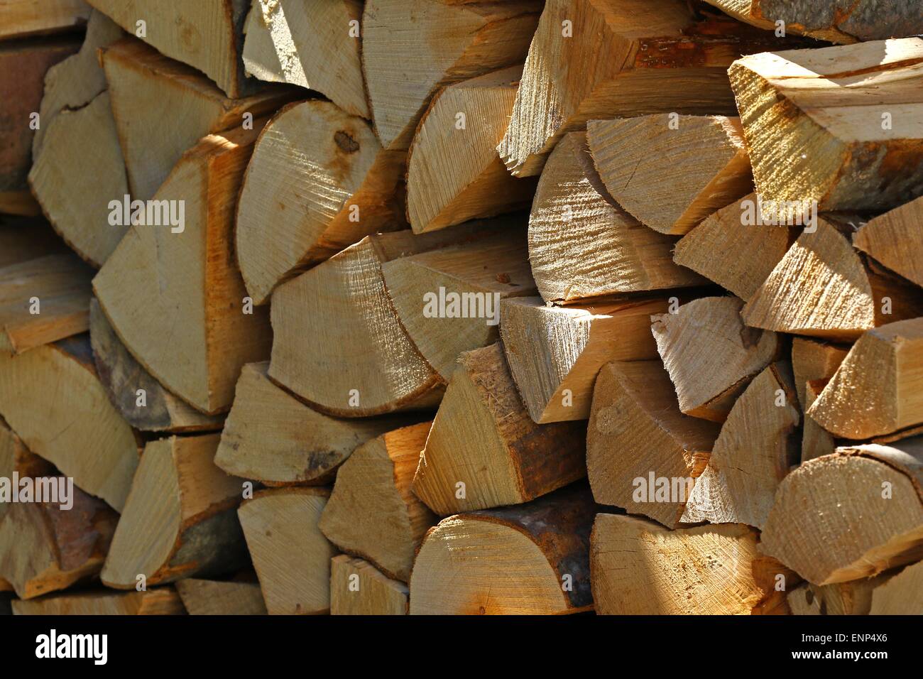 Stack of fire wood background Stock Photo - Alamy