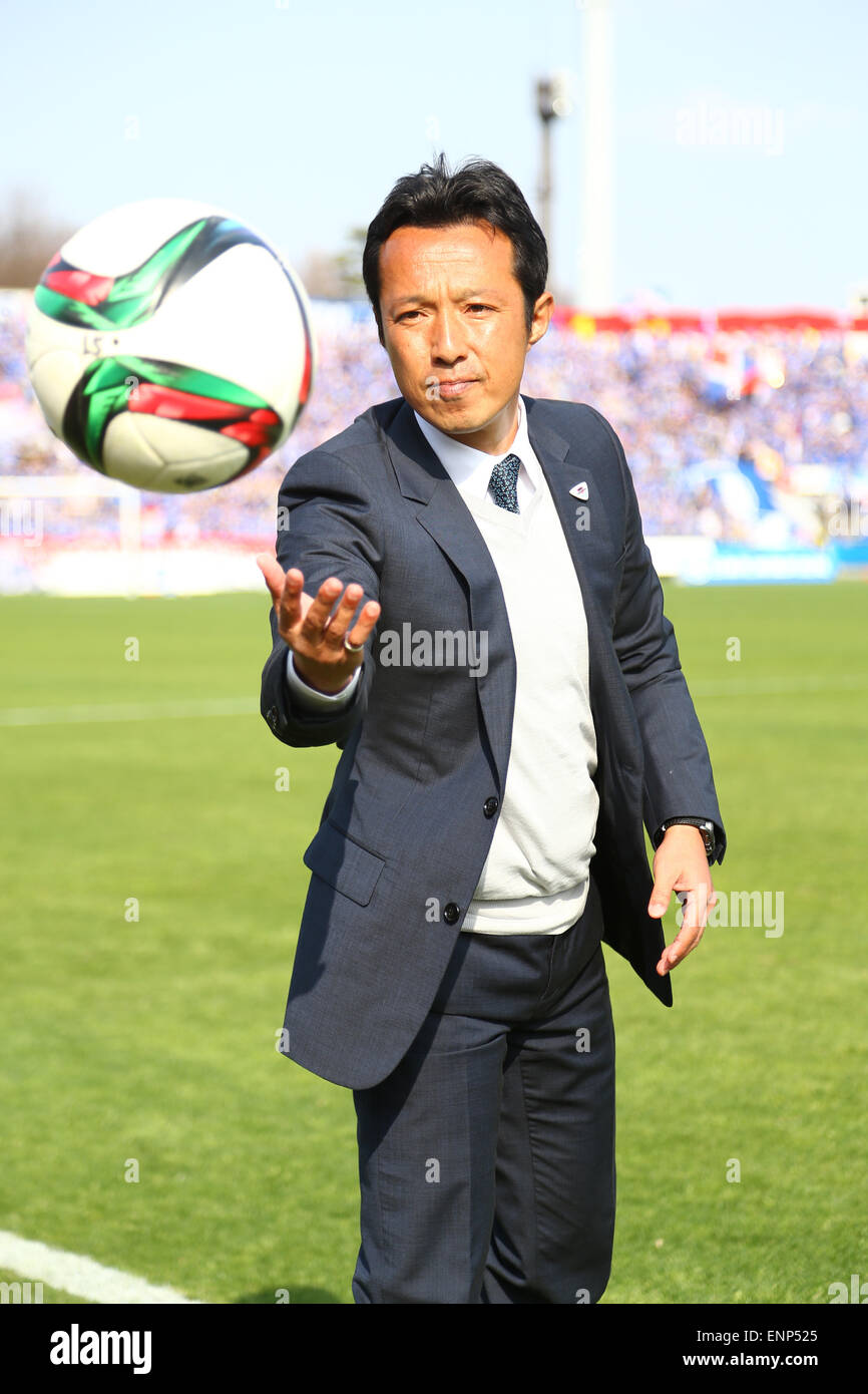 Kanagawa, Japan. 22nd Mar, 2015. Hitoshi Morishita (Sagan) Football ...