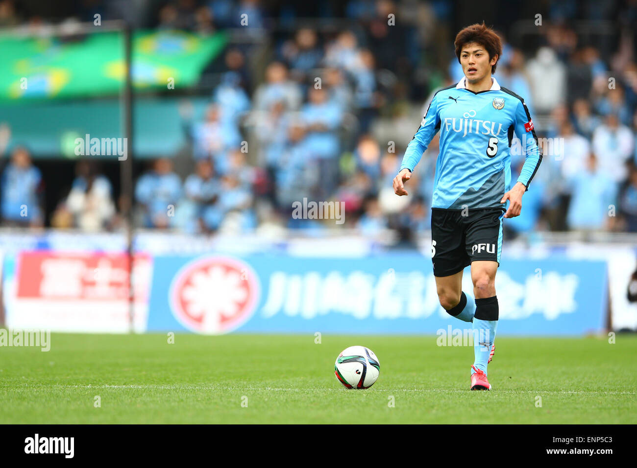 Kanagawa, Japan. 4th Apr, 2015. Shogo Taniguchi (Frontale) Football ...