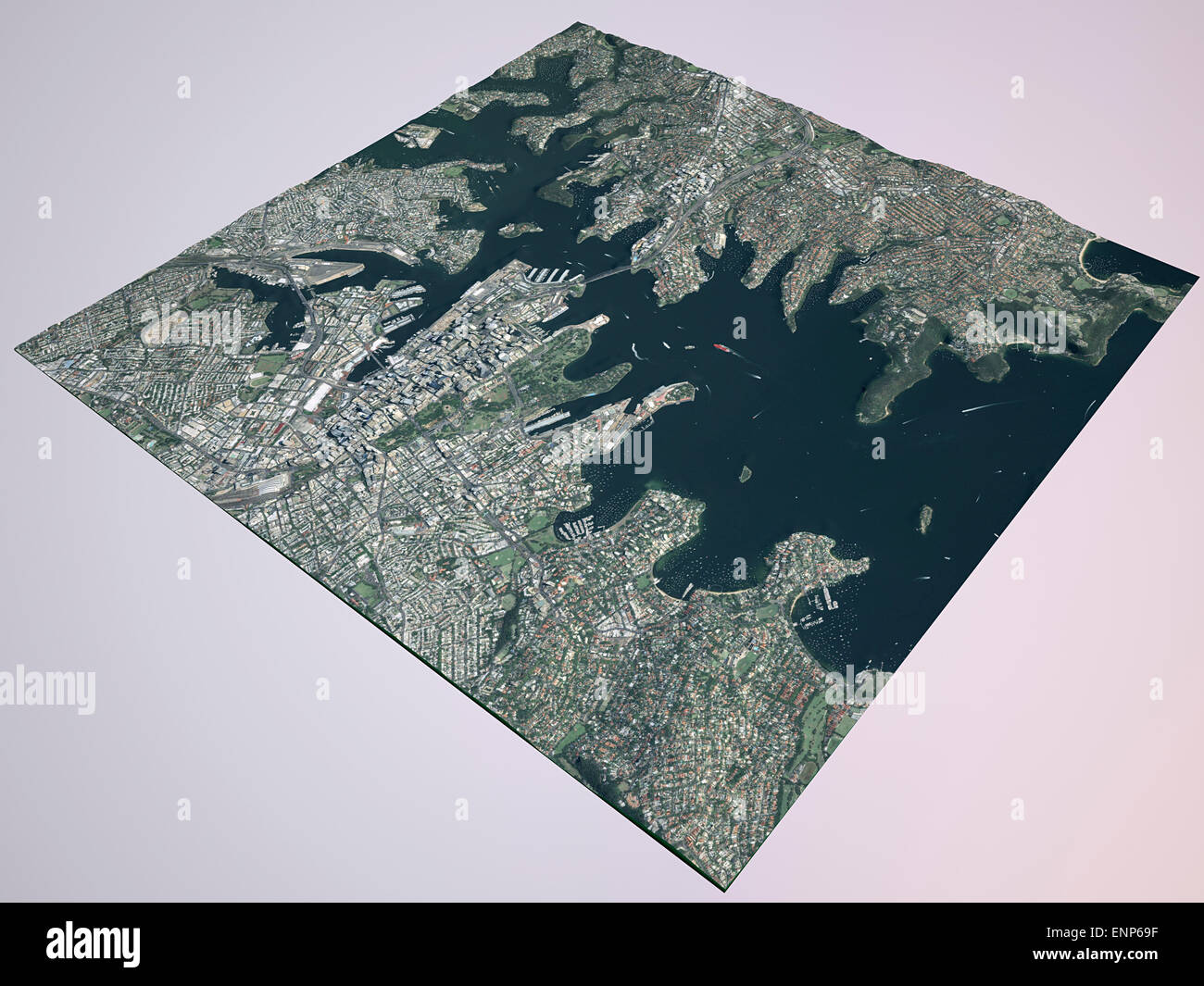 Satellite view of sydney hi-res stock photography and images - Alamy
