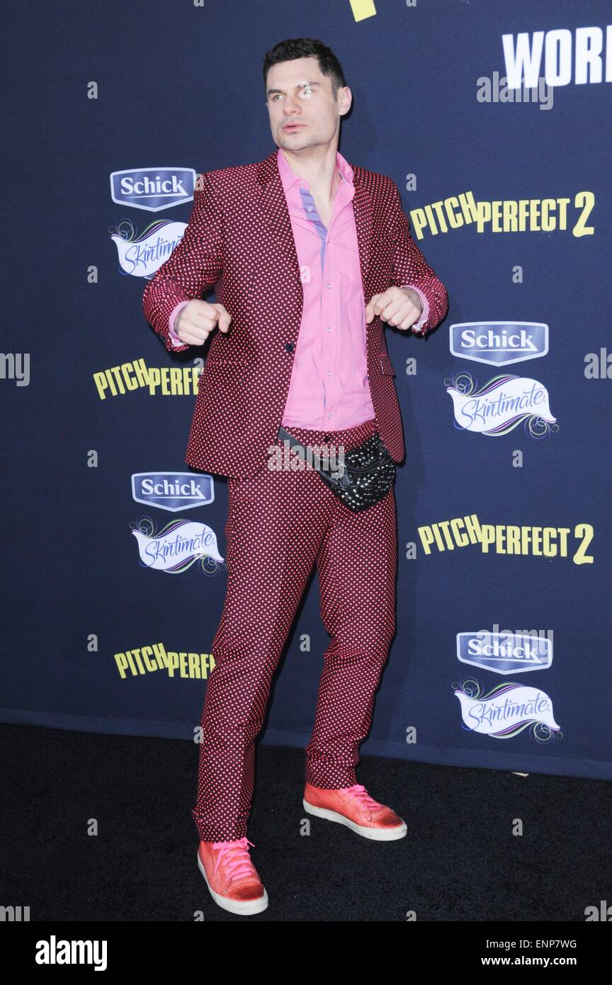 New York, NY, USA. 8th May, 2015. Flula Borg at arrivals for PITCH ...