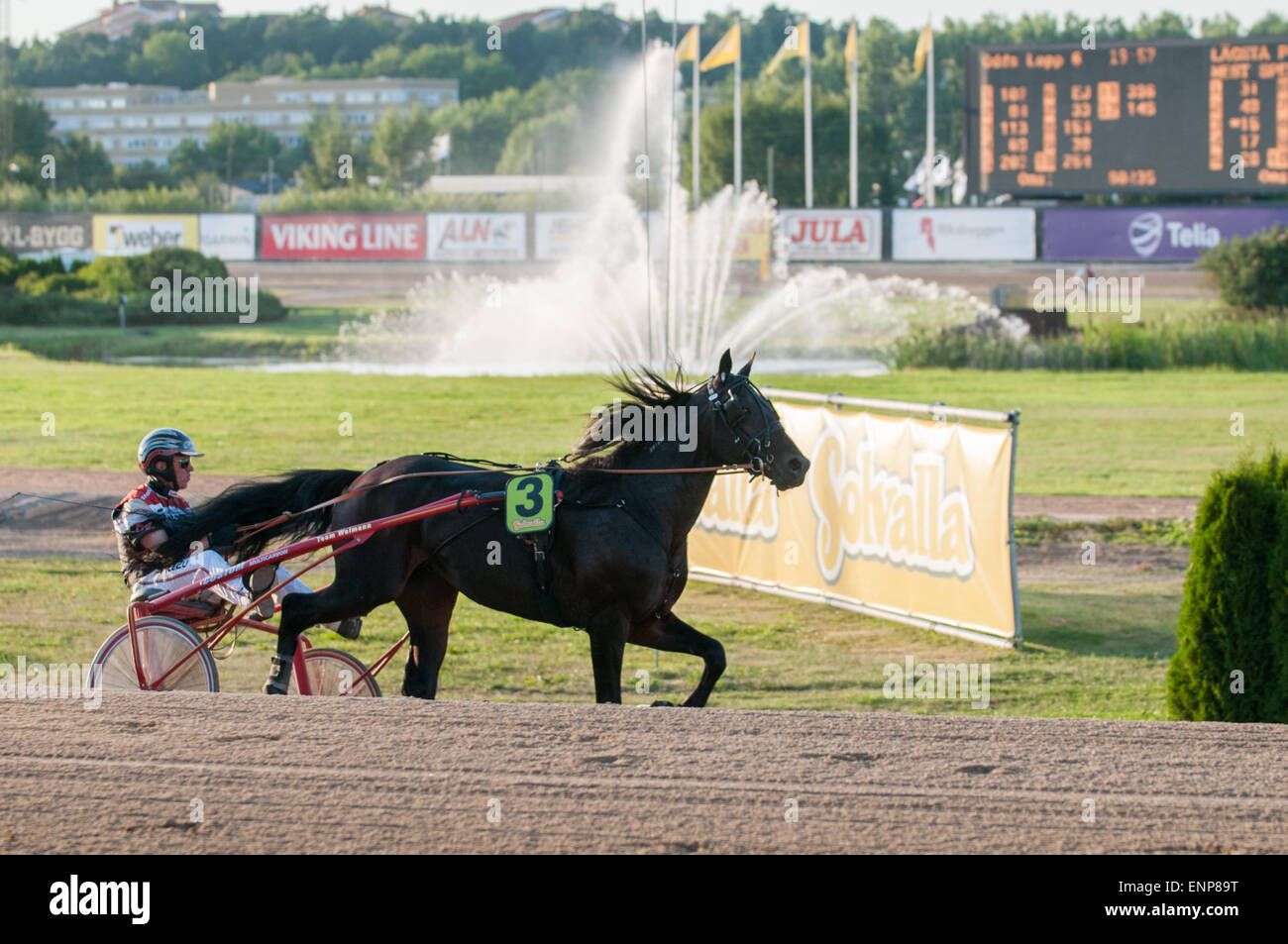 Harness racing sweden hi-res stock photography and images - Alamy