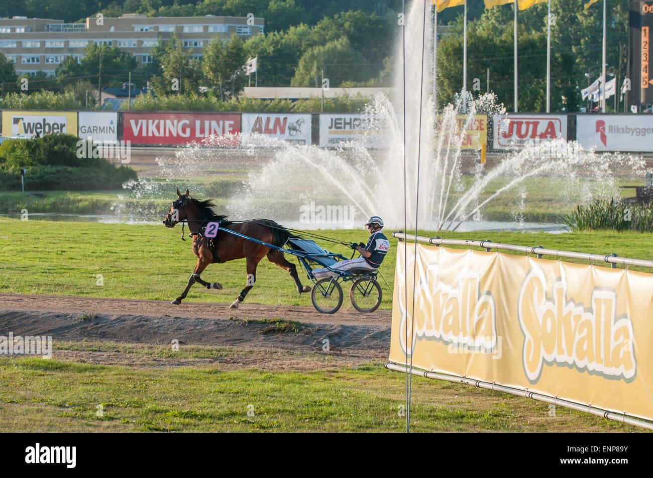 Harness racing sweden hi-res stock photography and images - Alamy