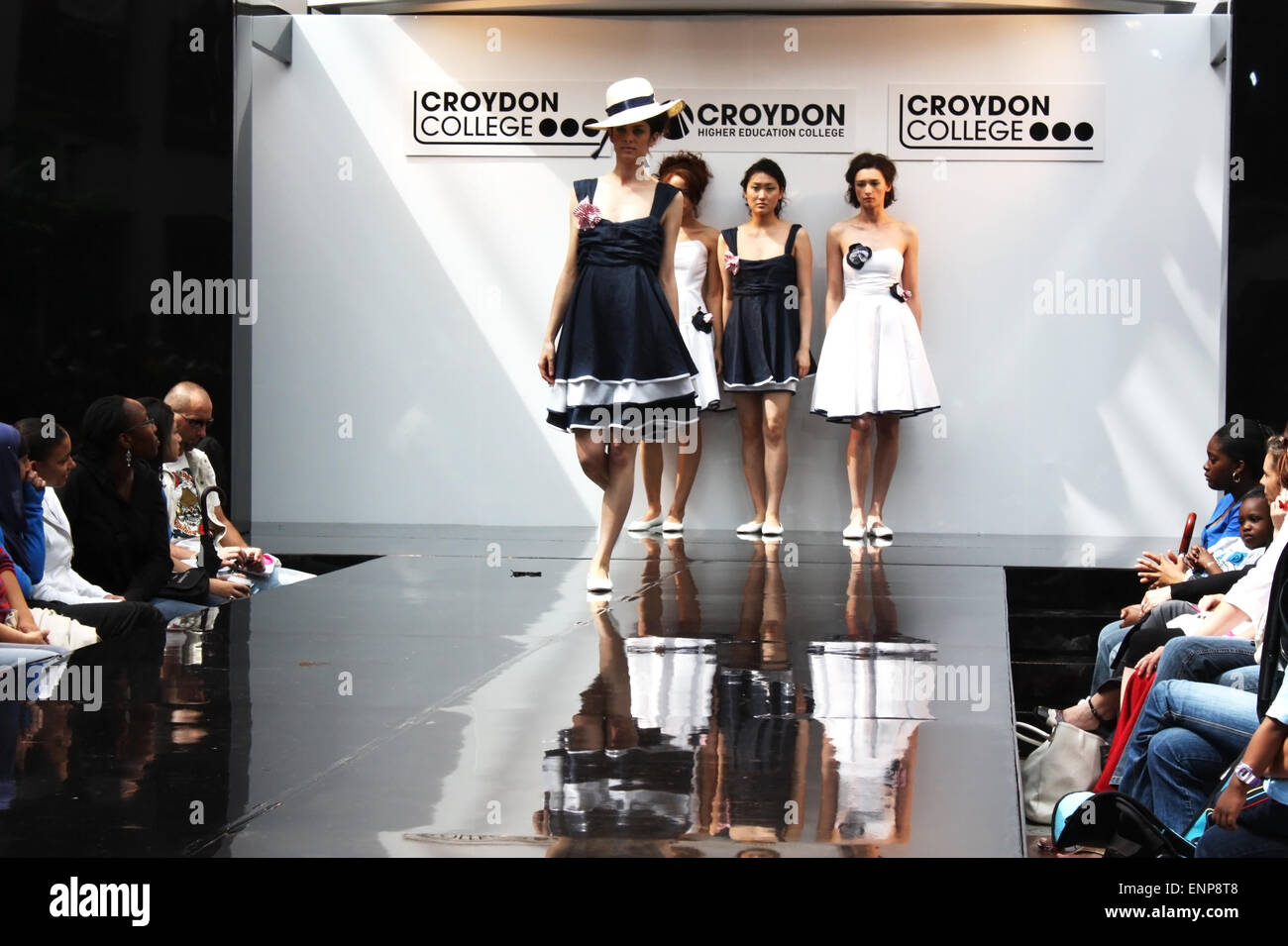 CROYDON, LONDON - JUNE 18 : Models in Fashion Festival on June 18, 2008 ...