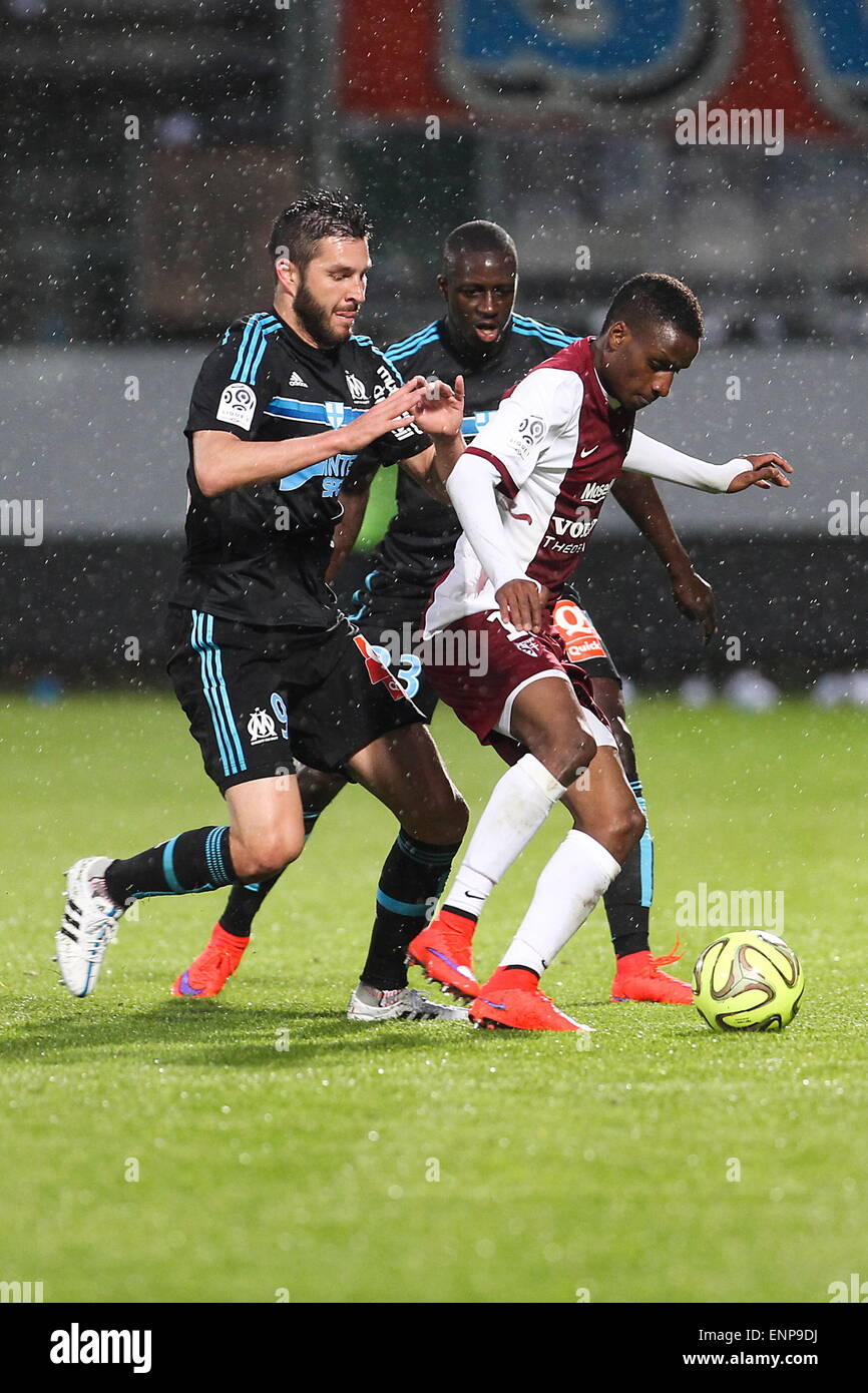 Andre Pierre GIGNAC / Bouna SARR / Benjamin MENDY - 01.05.2015 - Metz ...