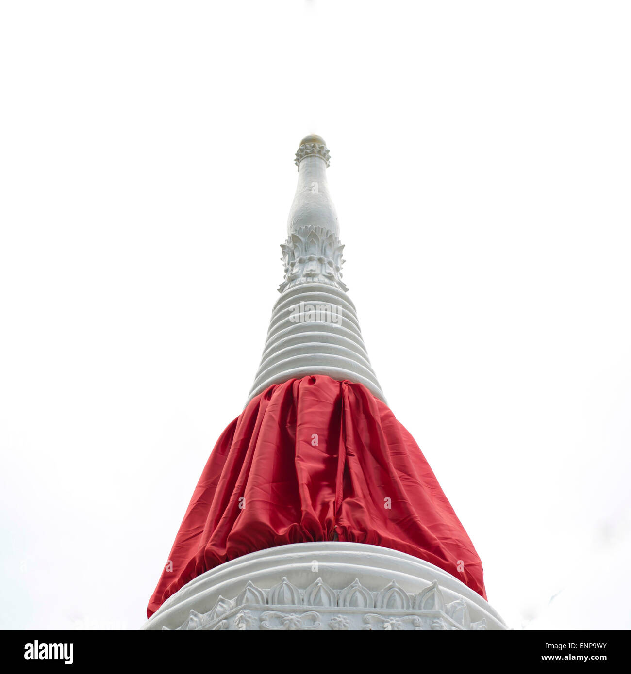 stupa color of Ko-kred Nonthaburi Thailand Stock Photo - Alamy
