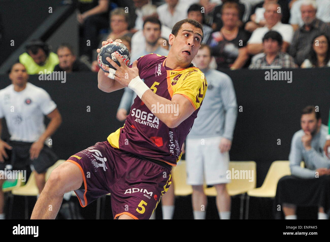 Mahmoud Gharbi - 26.04.2015 - Handball - Nantes / Paris Saint Germain ...