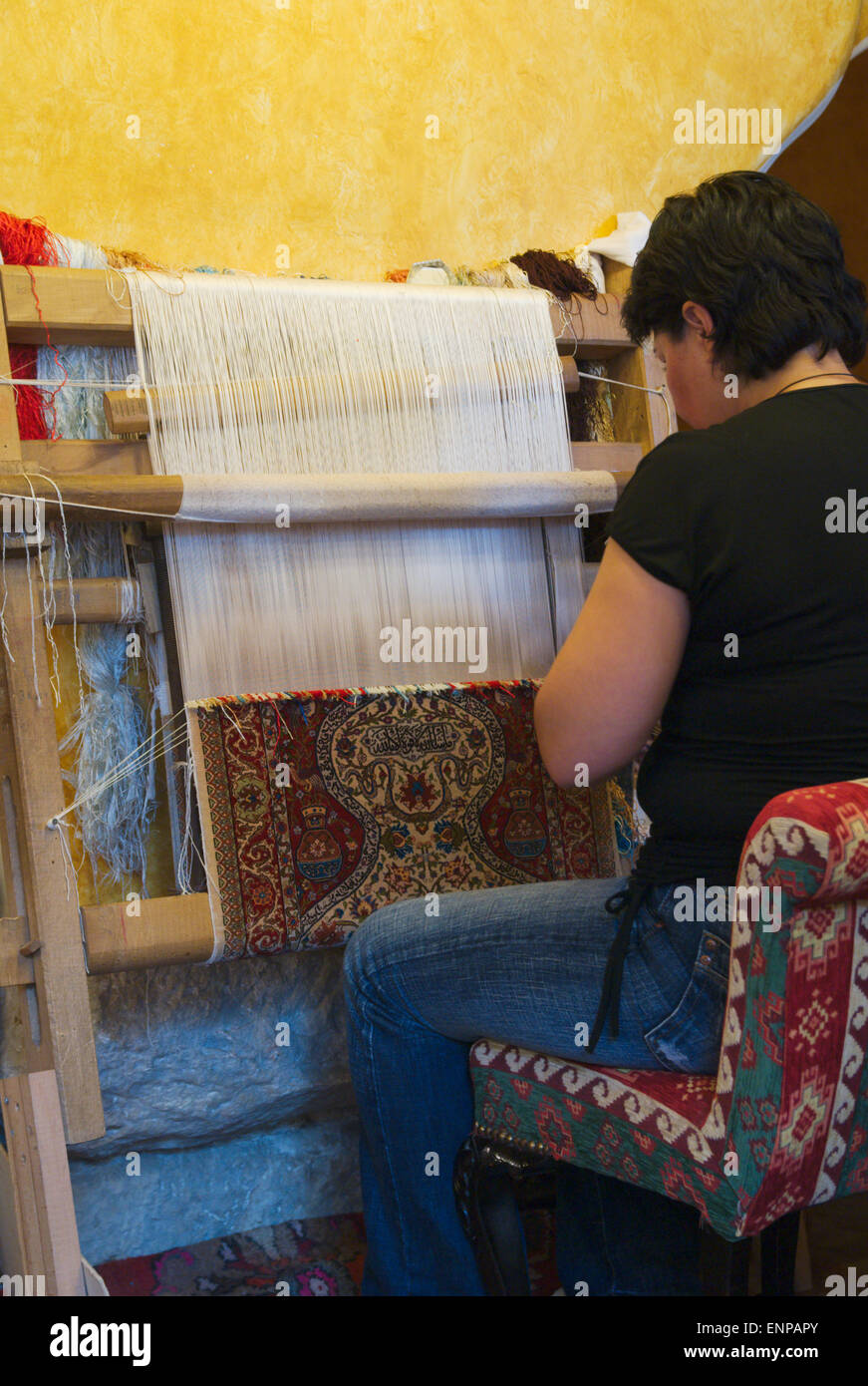 Rug weaving turkey hi-res stock photography and images - Alamy