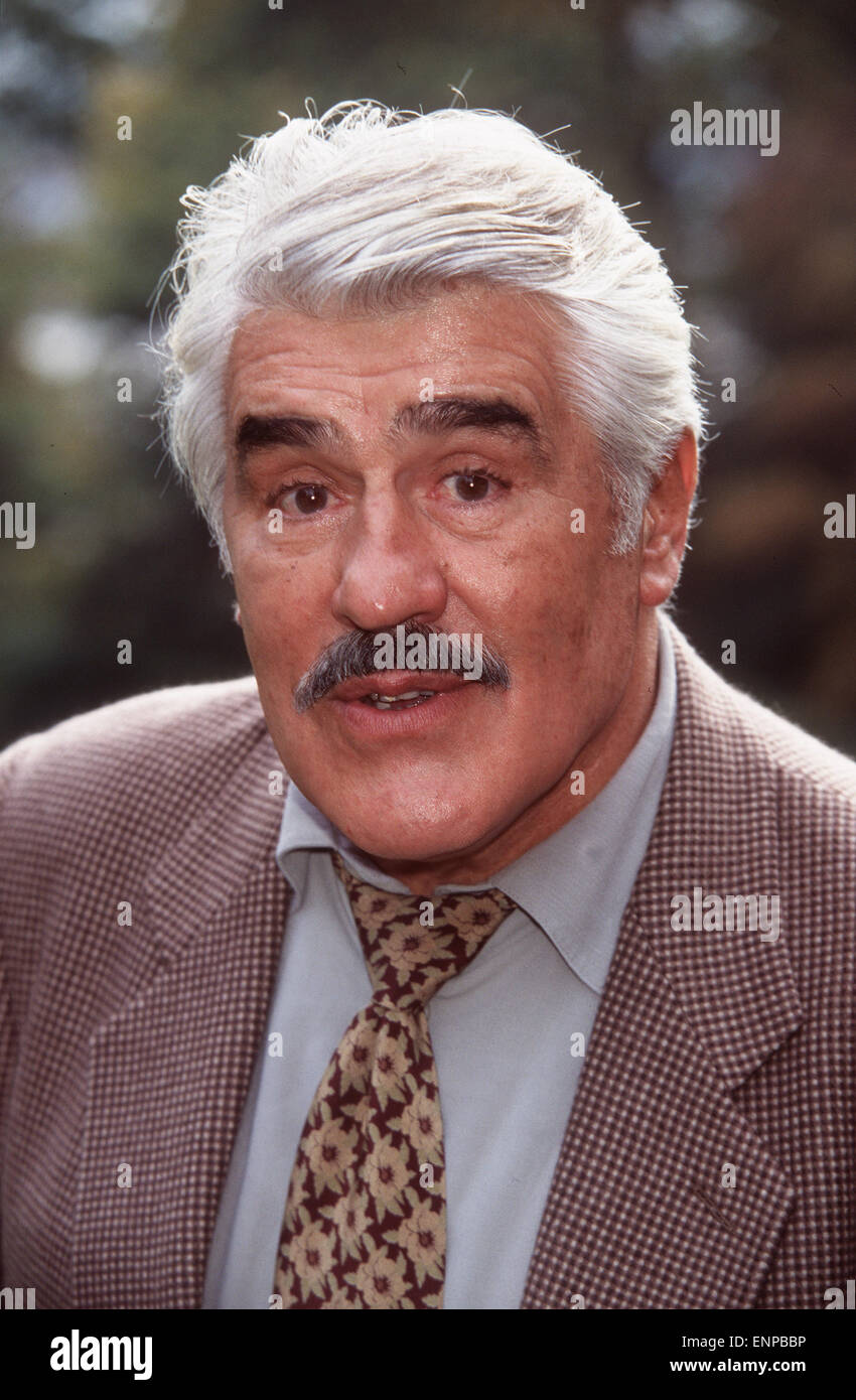Schauspieler Mario Adorf, Portrait, 10/1996. German actor Mario Adorf ...