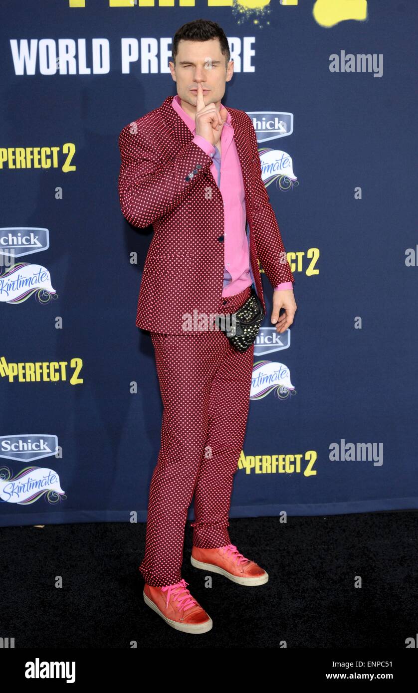 Flula Borg Pitch Perfect 2 World Premiere 08/05/2015 Los Angeles Stock ...