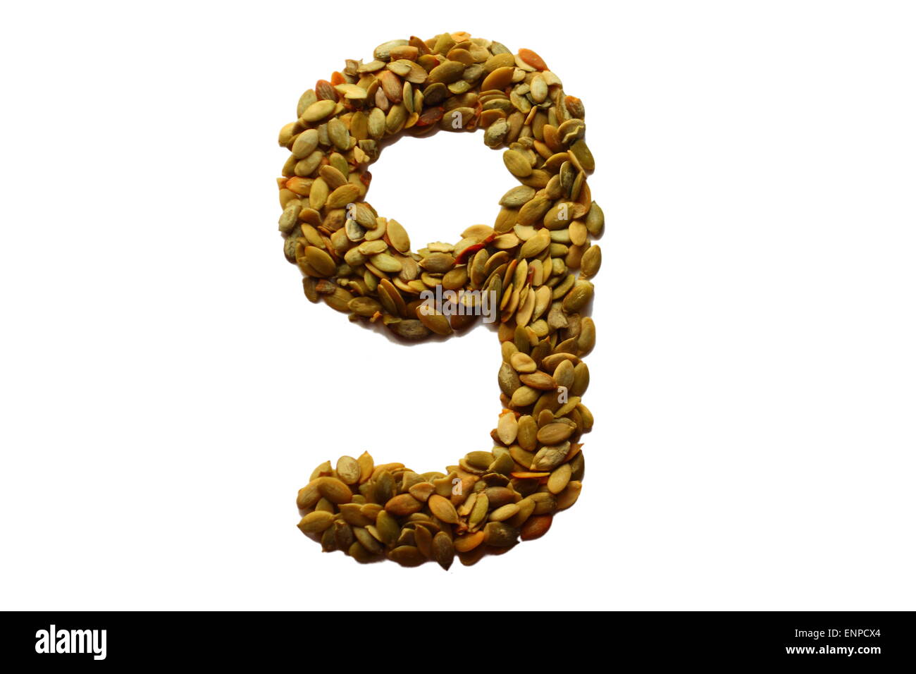 Close up number nine Cut Out Stock Images & Pictures - Alamy