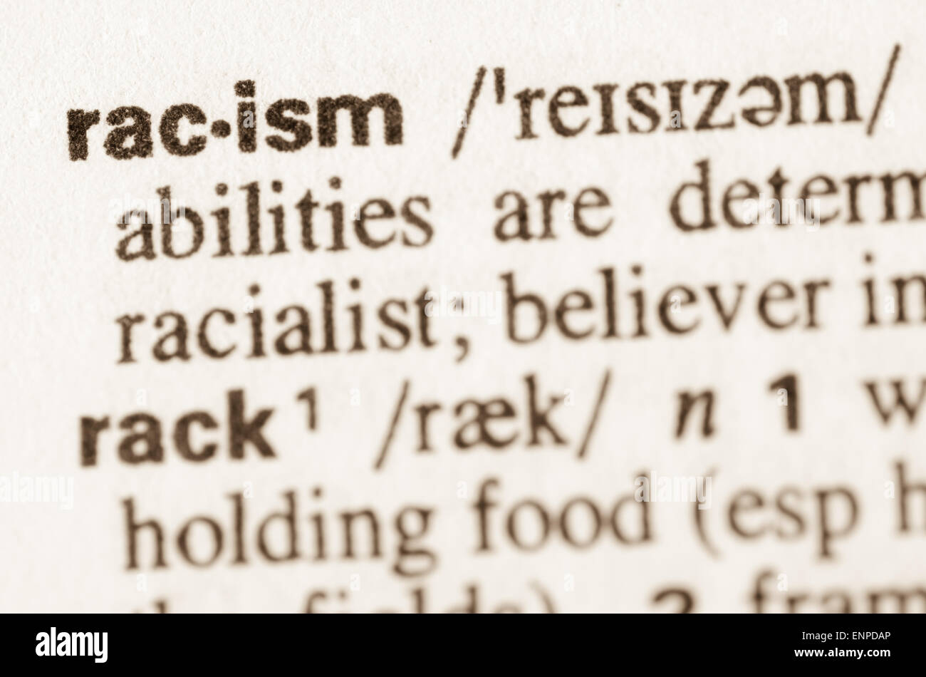 Racism word hi-res stock photography and images - Alamy