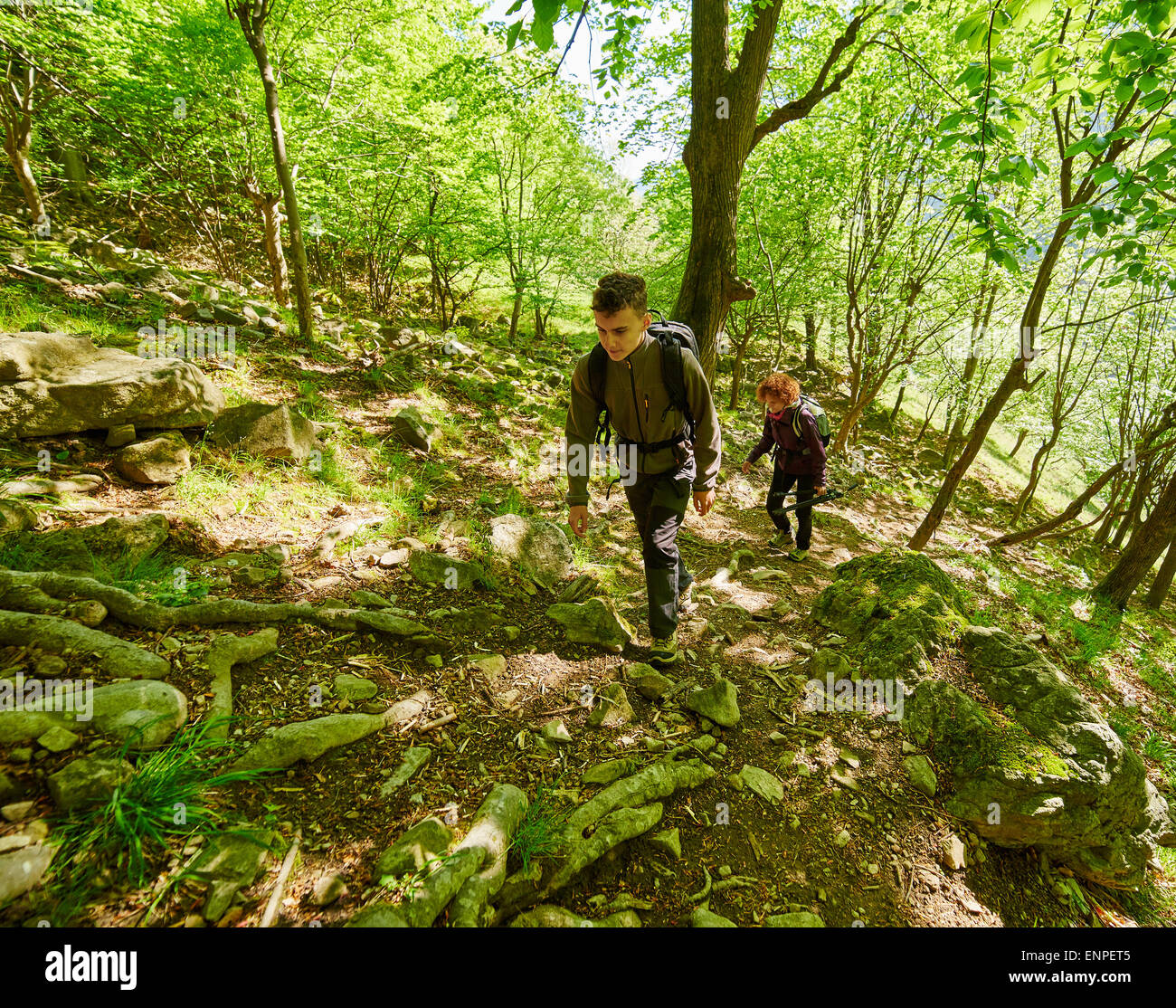 Hikers mark hi-res stock photography and images - Alamy