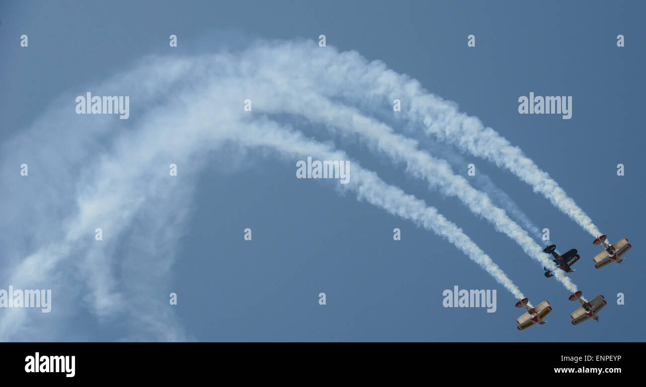 Pretoria, South Africa. 9th May, 2015. Aircrafts of Torre Pitts ...