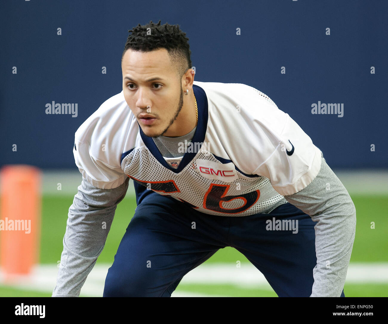 Englewood, Colorado, USA. 9th May, 2015. Bronco Rookie OLB SHANE RAY ...