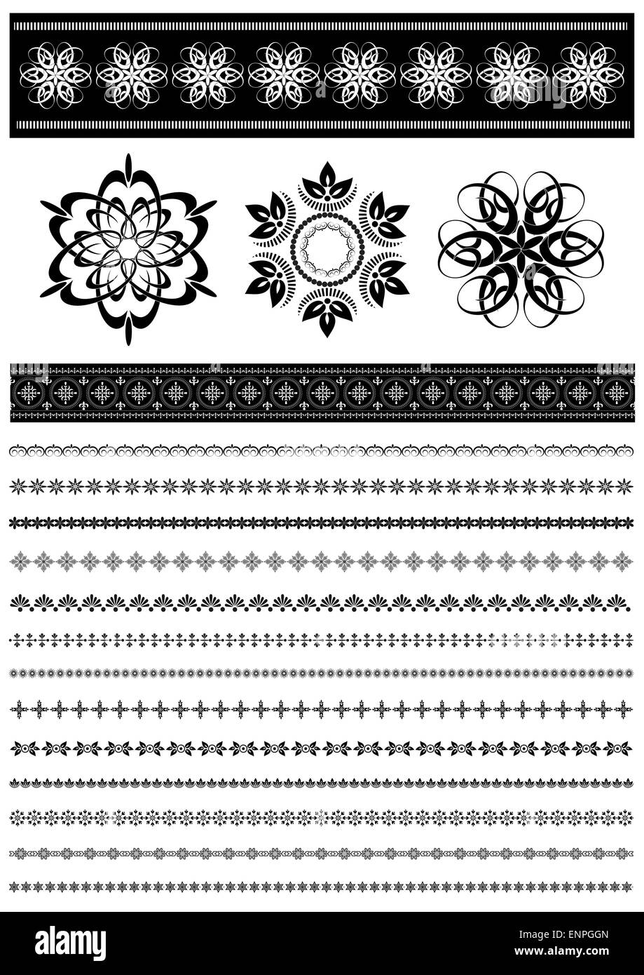 Patterns and collection patterned border Stock Vector Image & Art - Alamy