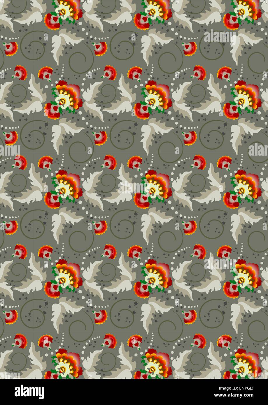 Abstract motley background with flower Stock Vector Image & Art - Alamy