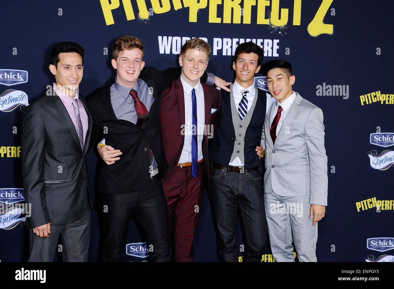 Los Angeles, CA, USA. 8th May, 2015. Troublemakers at arrivals for ...