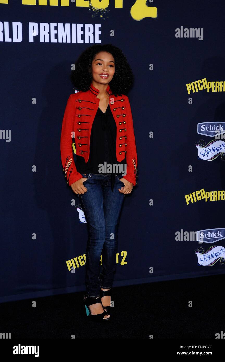 Los Angeles, CA, USA. 8th May, 2015. Yara Shahidi at arrivals for PITCH ...