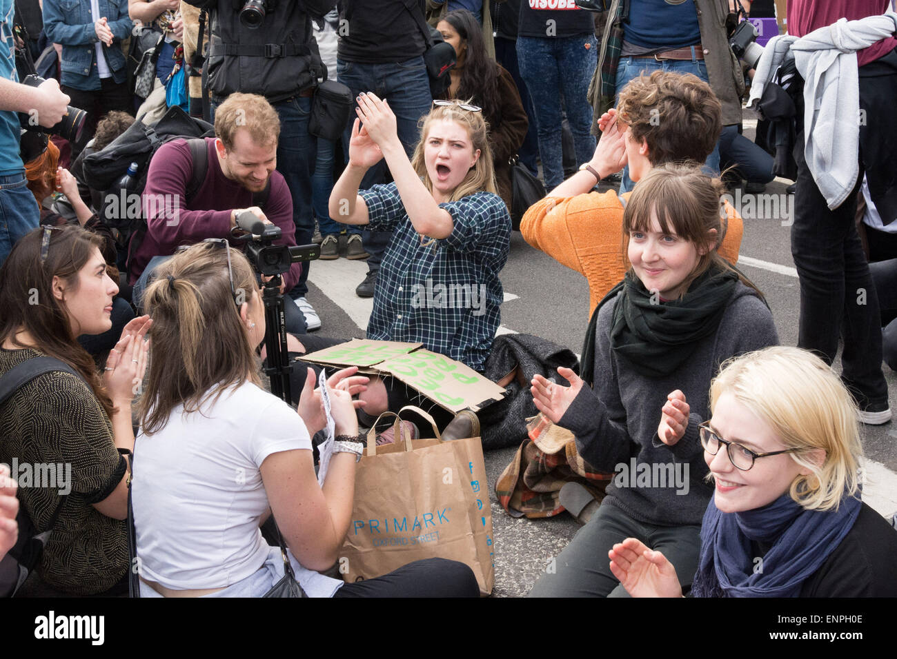 Sit down rally hi-res stock photography and images - Alamy