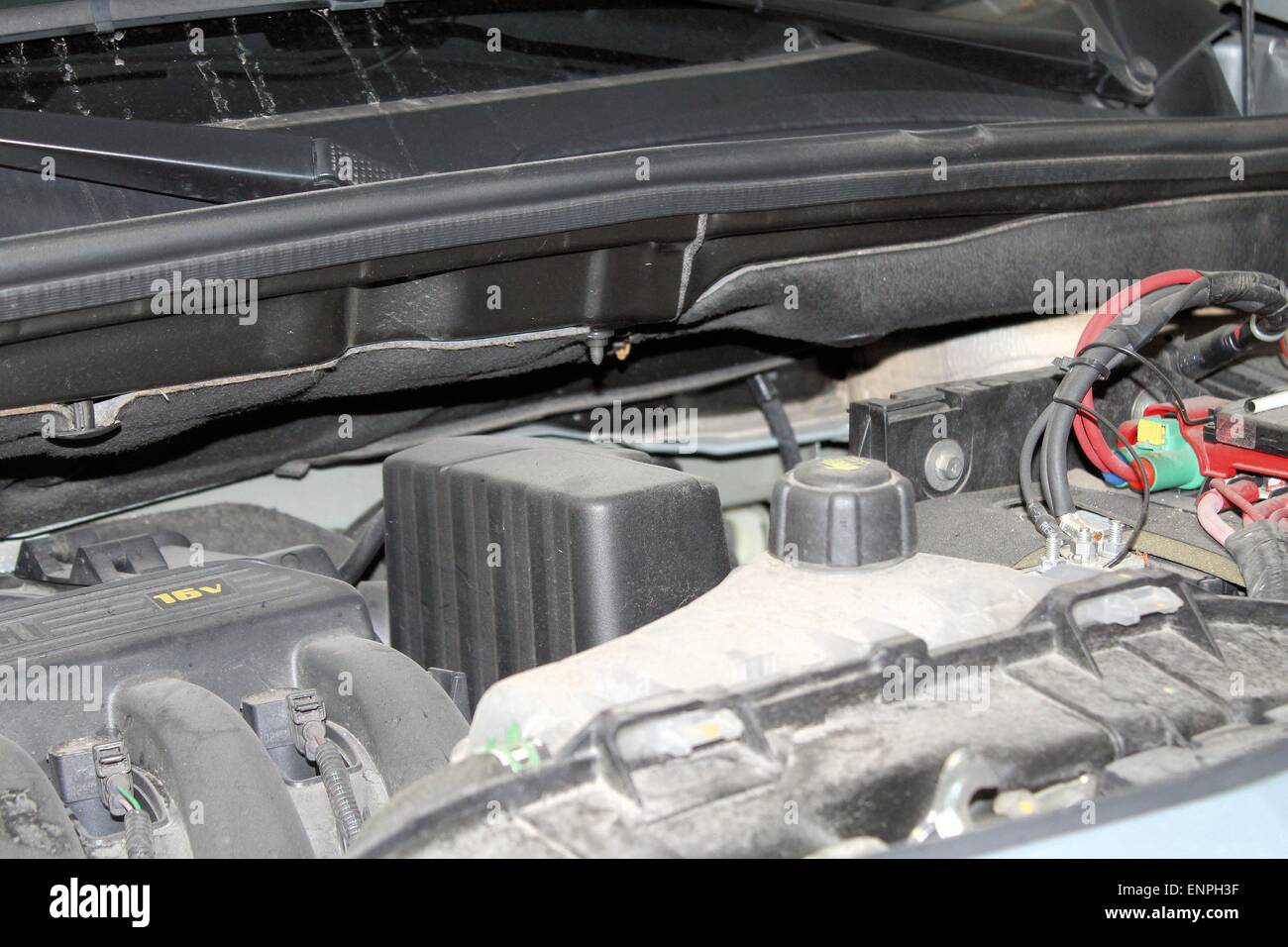 interior of car engine Stock Photo - Alamy