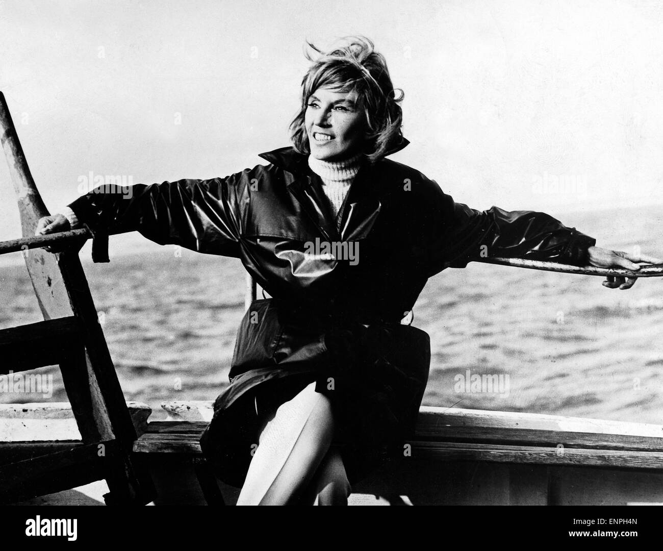 Die deutsche Sängerin Lale Andersen, Deutschland Anfang 1960er Jahre ...