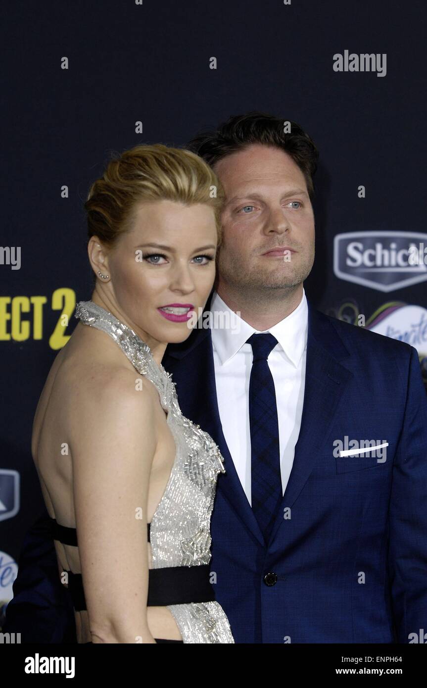 Los Angeles, CA, USA. 8th May, 2015. Elizabeth Banks, Max Handelman at ...