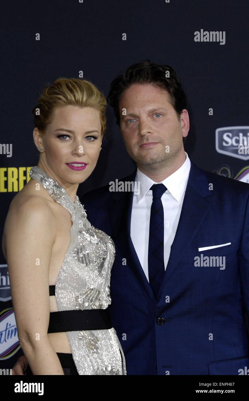 Los Angeles, CA, USA. 8th May, 2015. Elizabeth Banks, Max Handelman at ...