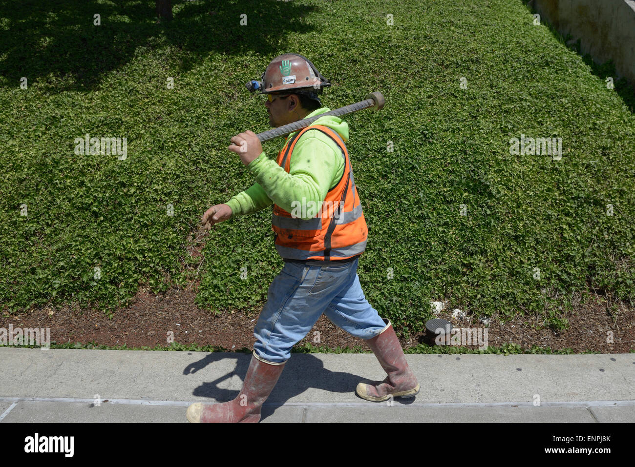 San Francisco workman Stock Photo - Alamy