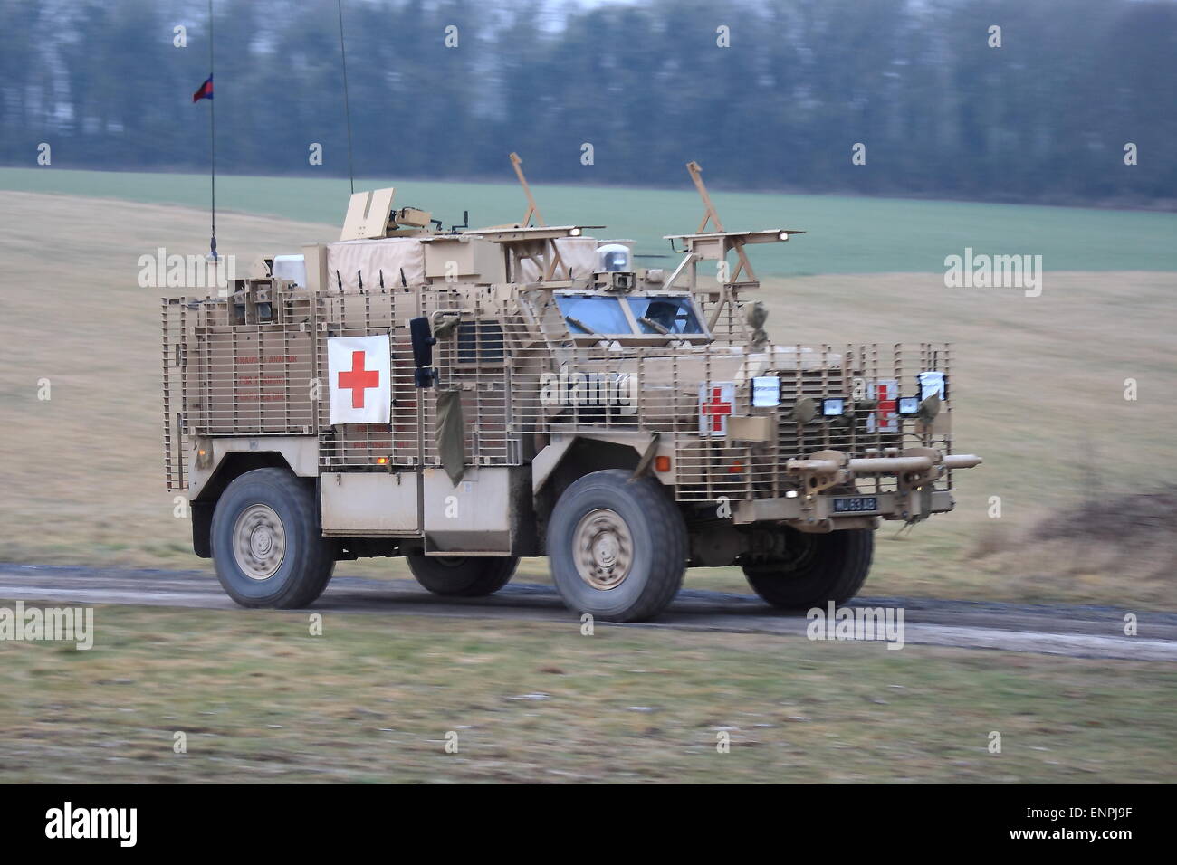 Ridgback Medium Protected Urban Patrol Vehicle ambulance variant Stock ...