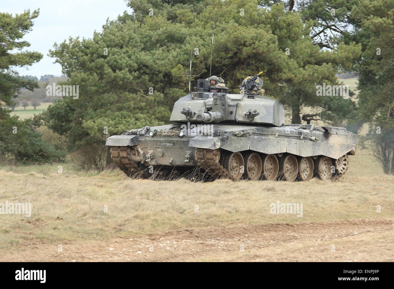 UK Army Challenger 2 Main Battle Tank Stock Photo - Alamy