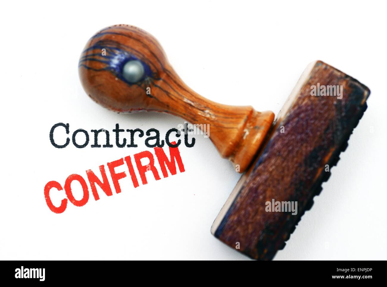 Contract - confirm Stock Photo - Alamy