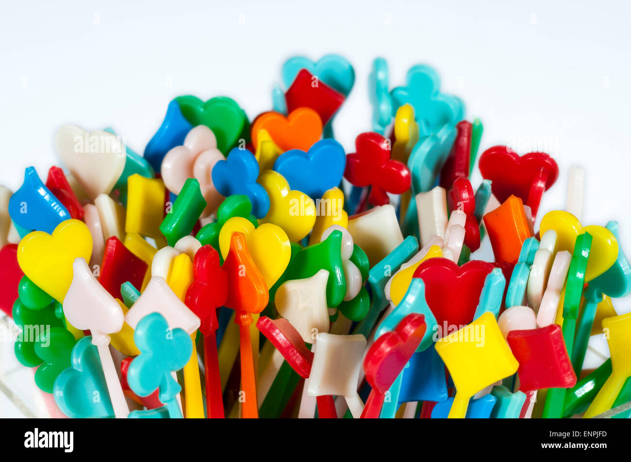 Decorative Plastic Toothpicks Stock Photo - Alamy