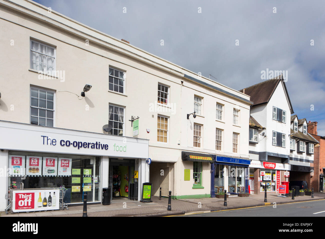 High Street shops in Henley in Arden, Warwickshire, England, UK Stock ...