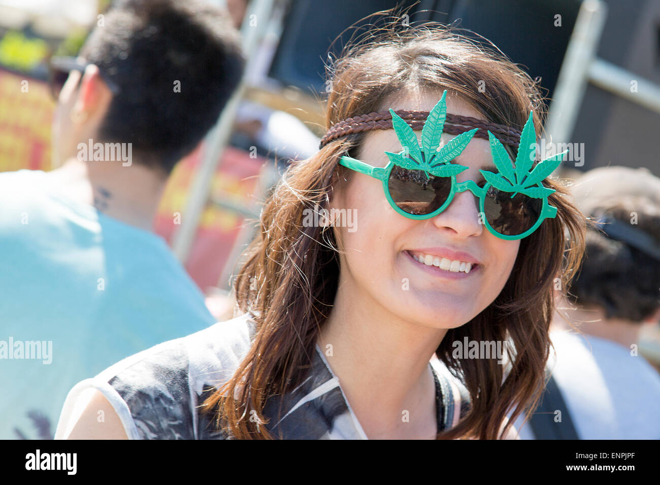Rome, Italy. 09th May, 2015. The "Million Marijuana March" comes back ...