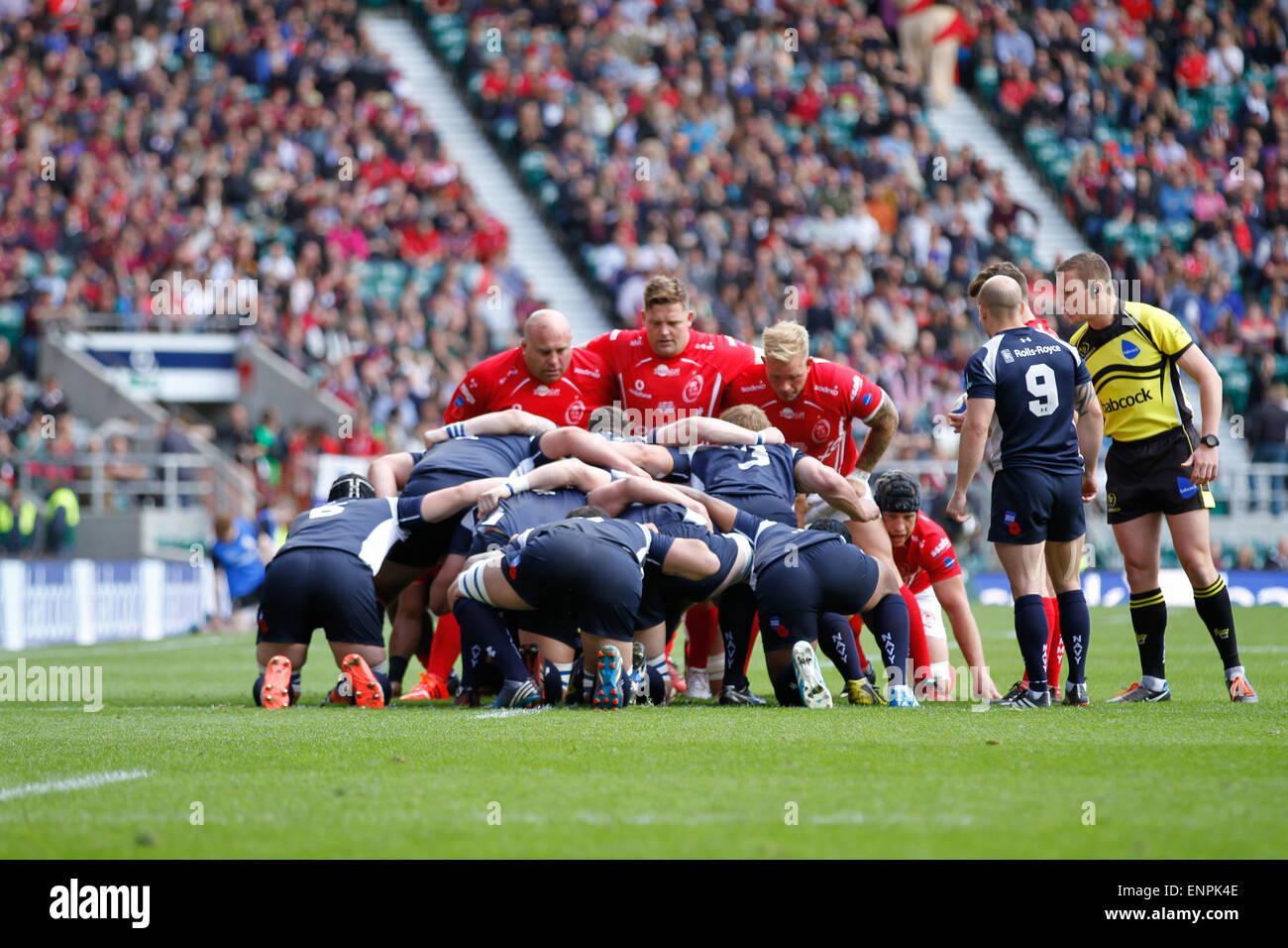 London, UK. 09th May 2015. Babcock Cup Army v Navy rugby match at ...