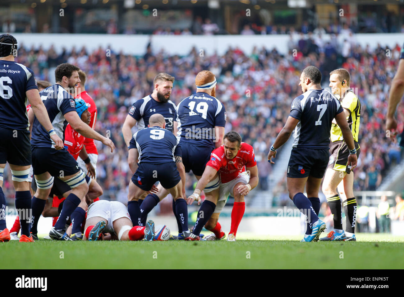 London, UK. 09th May 2015. Babcock Cup Army v Navy rugby match at ...