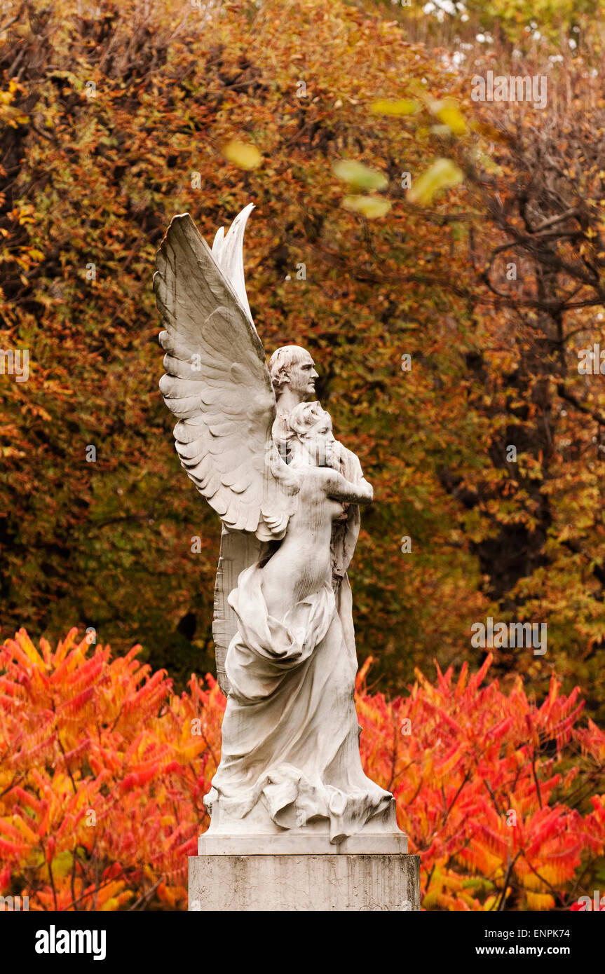 Statue dedicated to the French poet and writer Charles Marie Rene ...