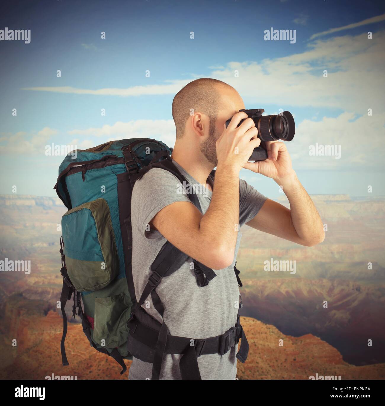 Explorer photographing landscapes Stock Photo - Alamy Explorer photographing landscapes Stock Photo - Alamy