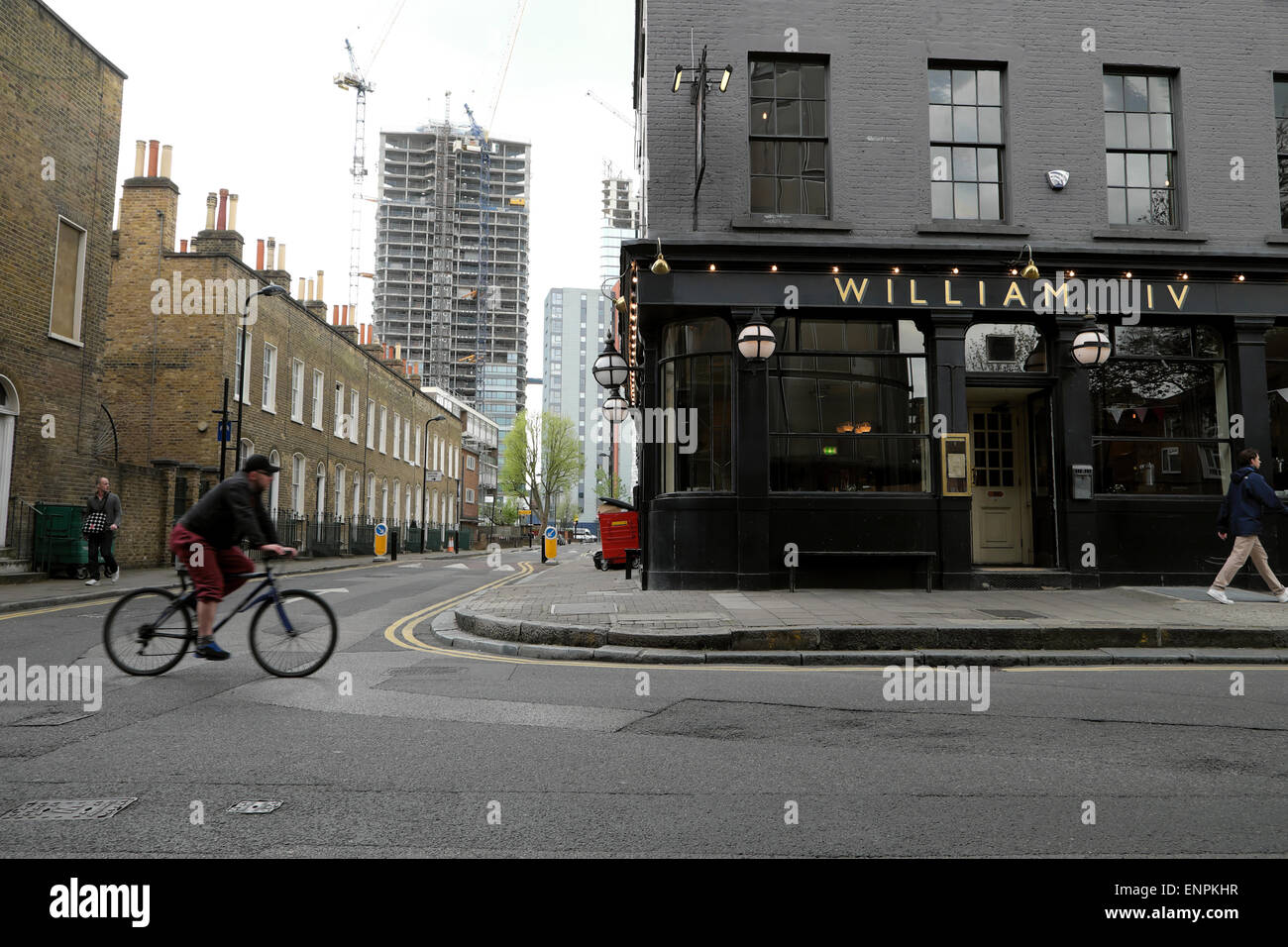 A street view of the Canaletto building and the William IV pub from the ...