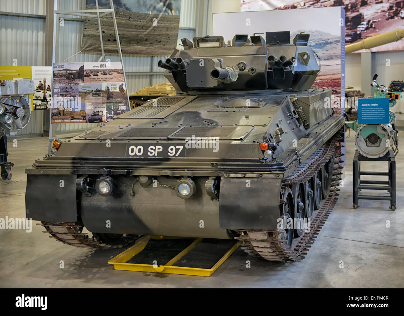Combat Vehicle Reconnaissance Scorpion at Tank Museum in Bovington, UK ...