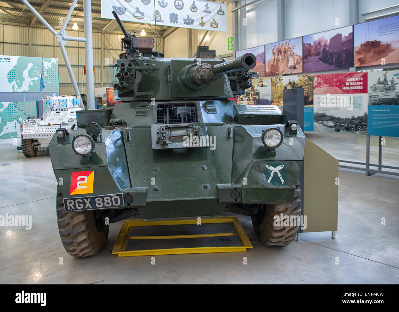 Alvis Saladin (FV601) at Tank Museum in Bovington, UK Stock Photo - Alamy