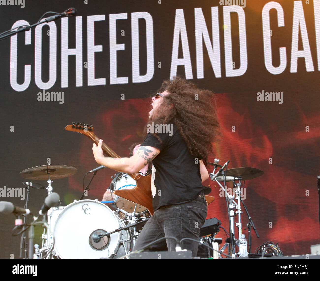 Las Vegas, Nevada, USA. 9th May, 2015. Claudio Sanchez lead singer of ...