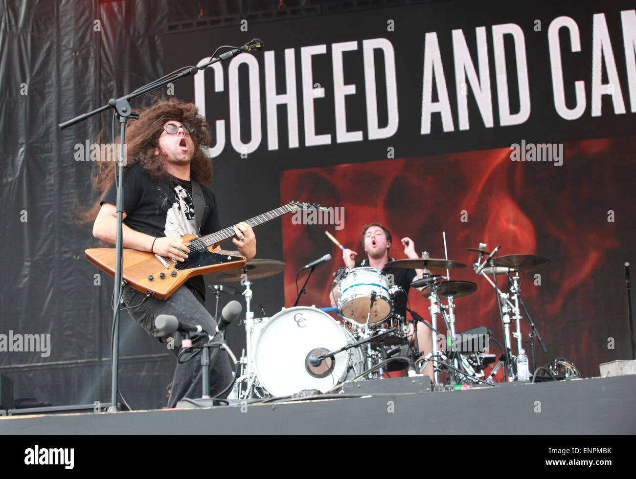 Las Vegas, Nevada, USA. 9th May, 2015. Claudio Sanchez lead singer of ...