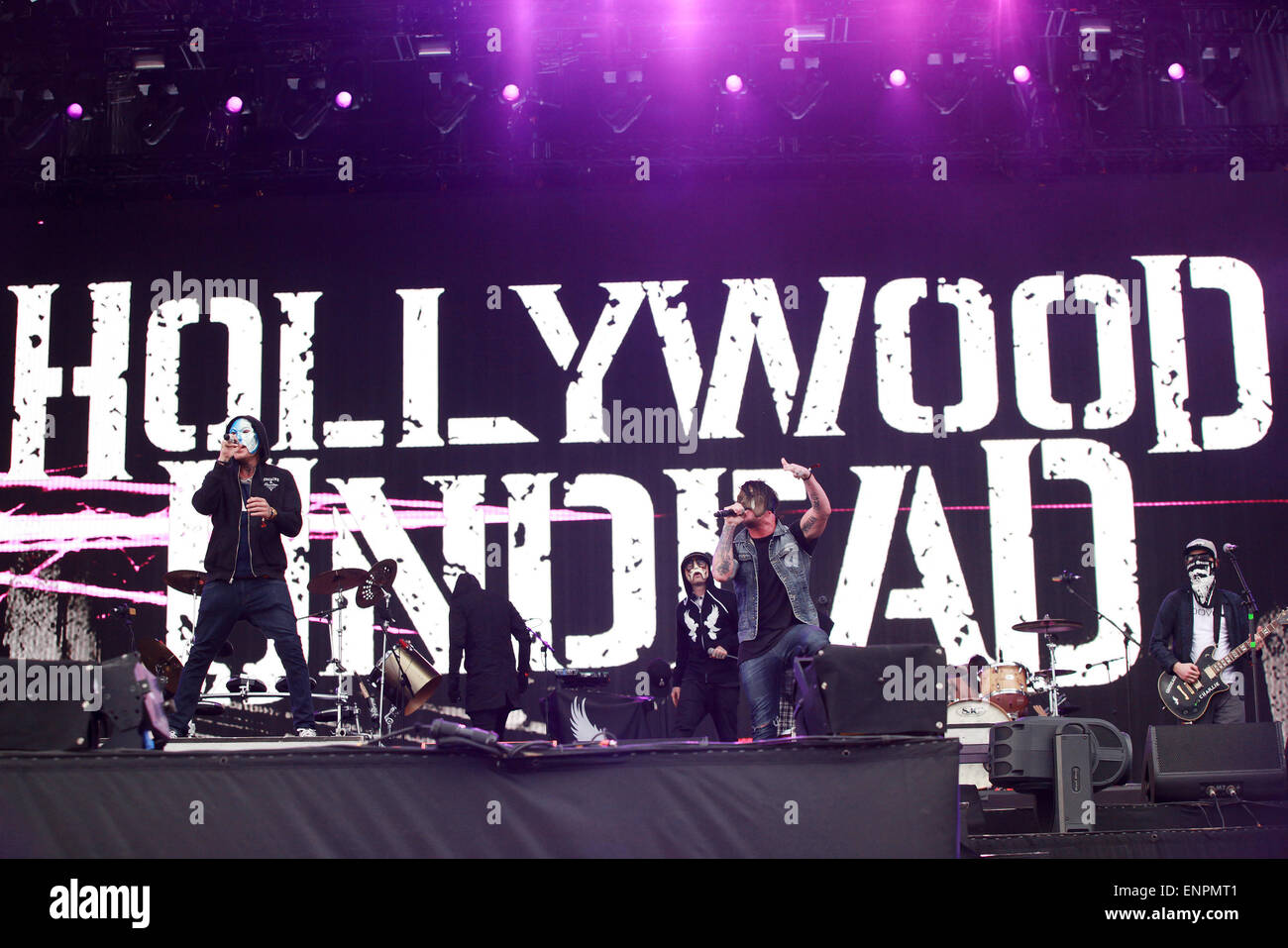 Las Vegas, Nevada, USA. 9th May, 2015. Rap rock band Hollywood Undead ...