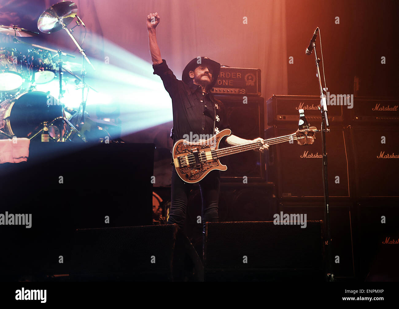 Motorhead performing live on stage at the Manchester O2 Apollo ...