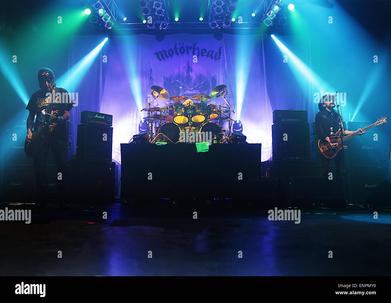 Motorhead performing live on stage at the Manchester O2 Apollo ...