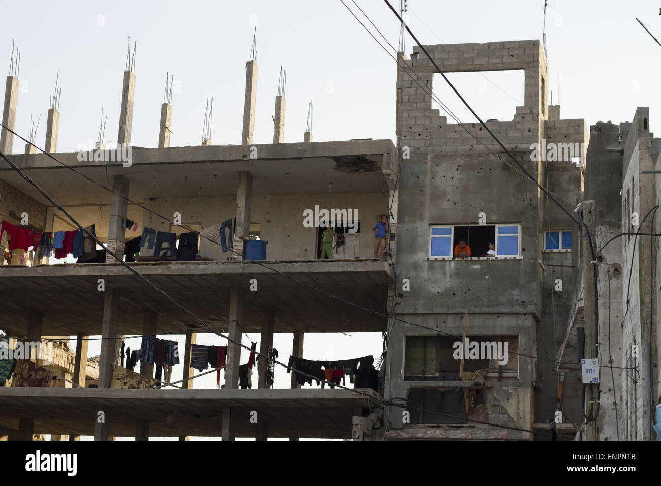 Beit Hanoun, The Gaza Strip, Palestine. 9th May, 2015. Palestinian ...