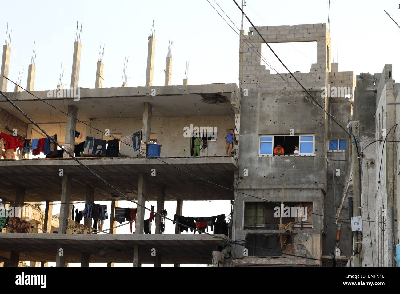 Beit Hanoun, The Gaza Strip, Palestine. 9th May, 2015. Palestinian ...